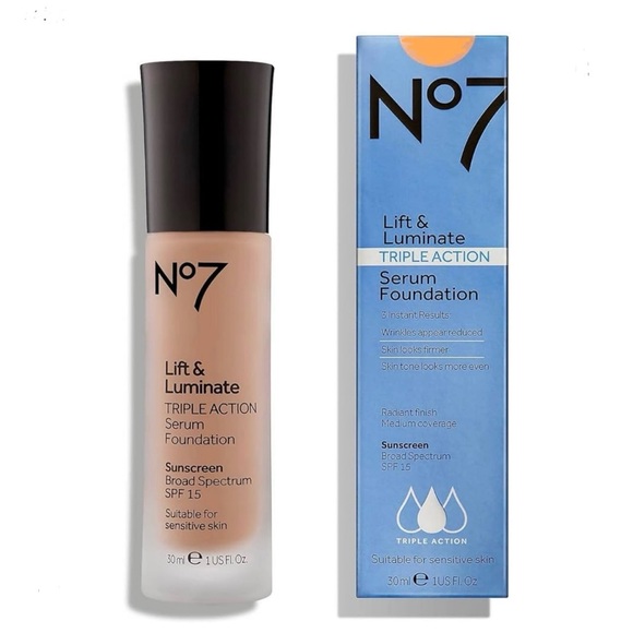 No7 | Skincare | No7 Lift Luminate Triple Action Serum Foundation Cool ...